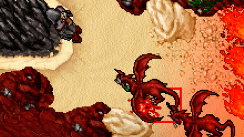 Hunt for Paladins level 70+ in Darashia Dragon Lair | Intibia